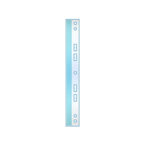 Bandes d'archivage A4 adhésives pré-perforées – Presco France